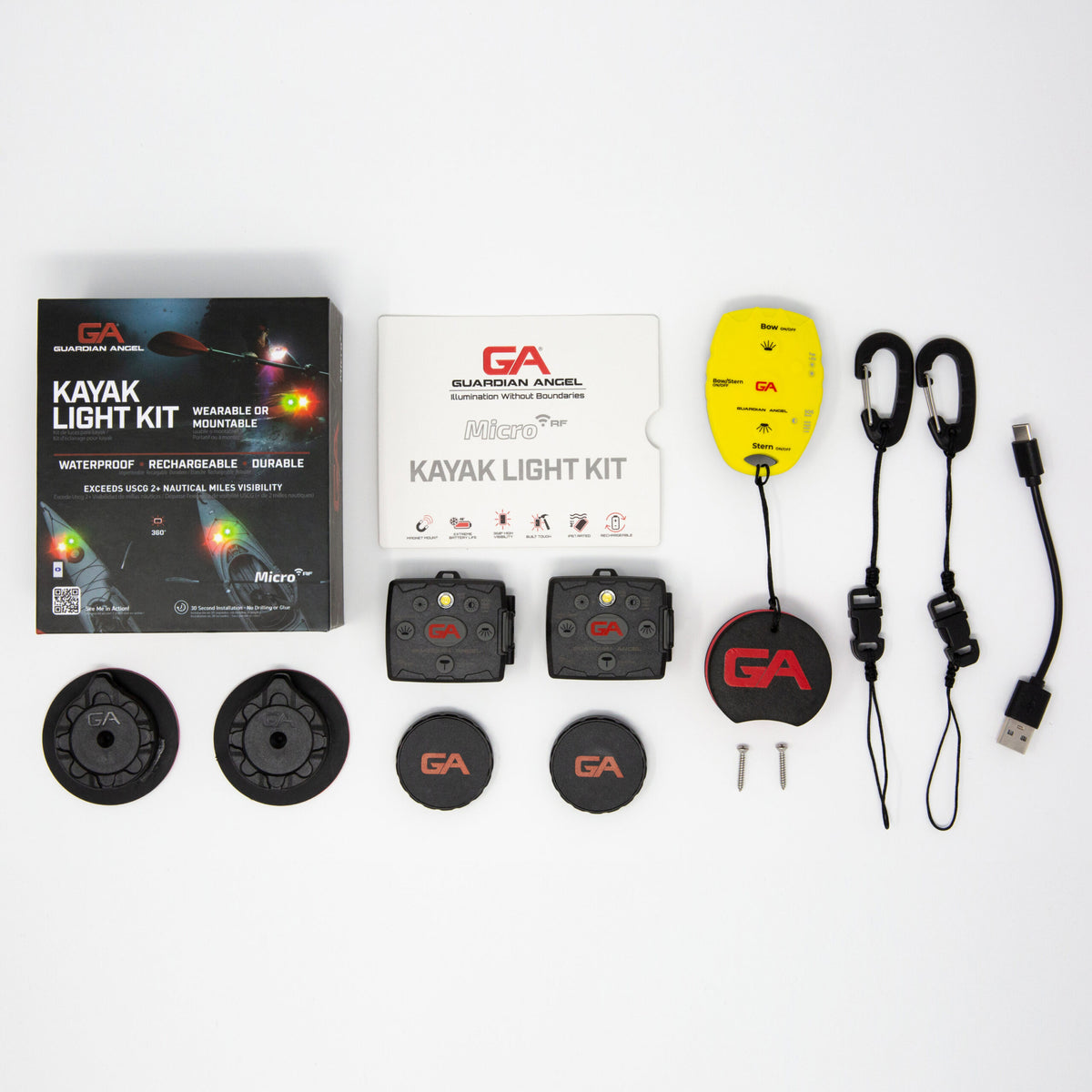 Guardian Angel RF Kayak Lighting Kit and Remote – BIG Adventures Guardian Angel RF Kayak Lighting Kit and Remote – BIG Adventures